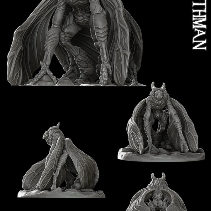 3D Printable Mothman by RocketPigGames
