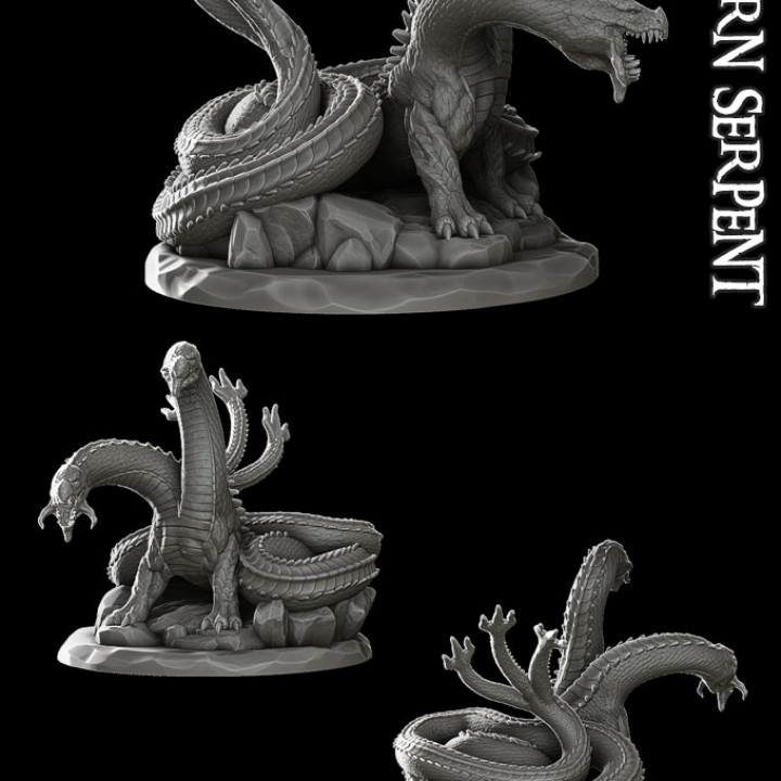 3D Printable Torn Serpent by RocketPigGames