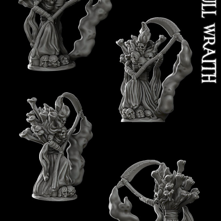 3D Printable Skull Wraith by RocketPigGames