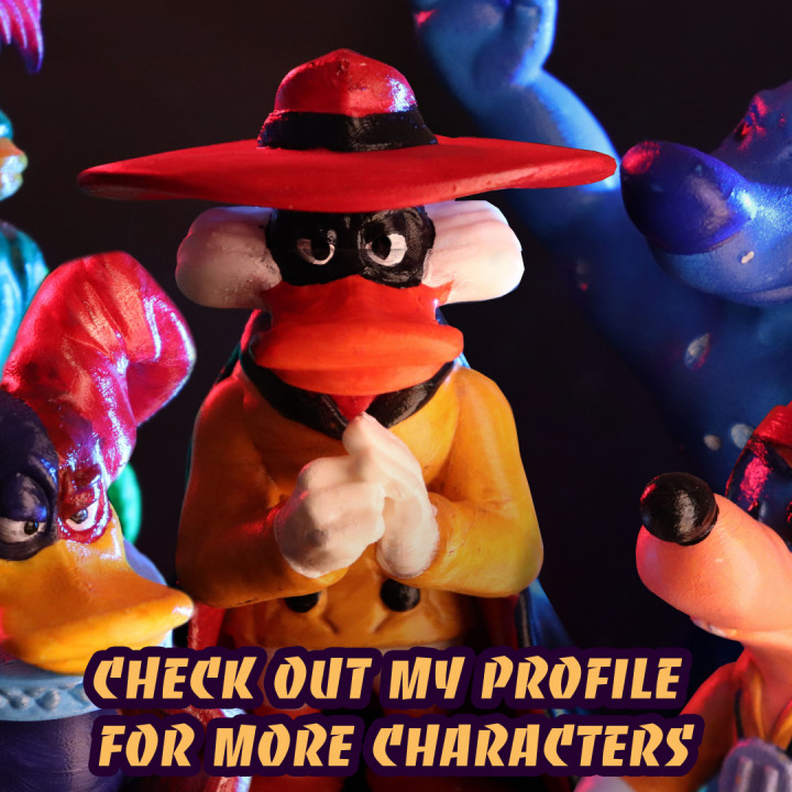 3D Printable Bushroot from "Darkwing Duck" by Rober Rollin