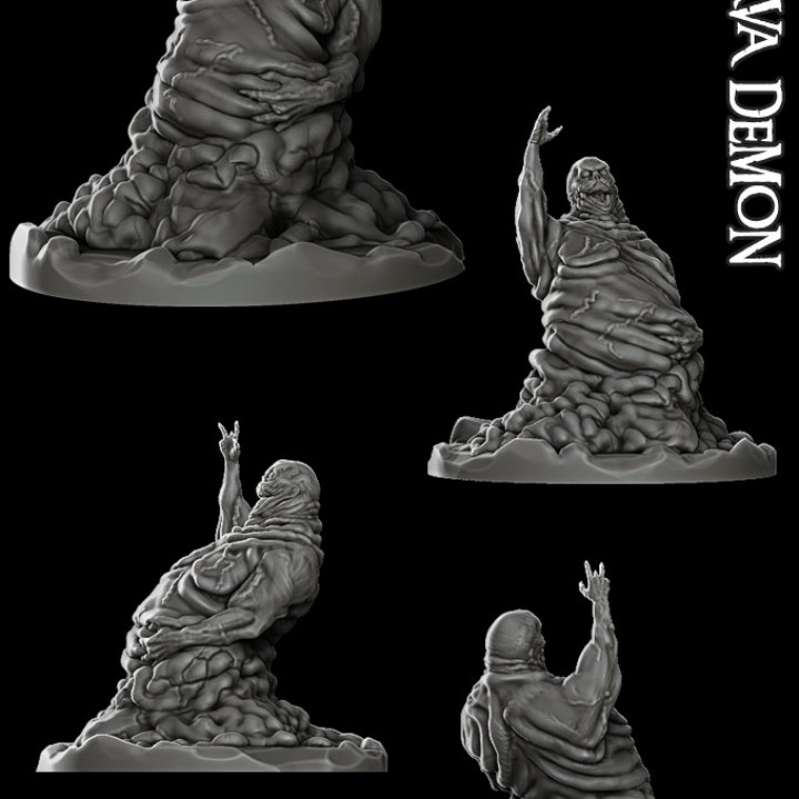 3D Printable Larva Demon by RocketPigGames