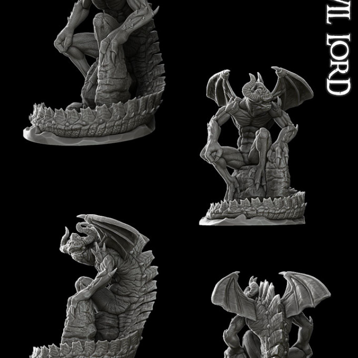 3D Printable Devil Lord by RocketPigGames