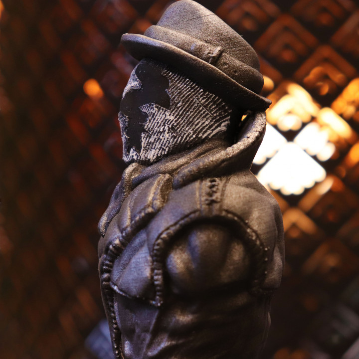 3D Printable Rorschach from "Watchmen" (support free) by Rober Rollin