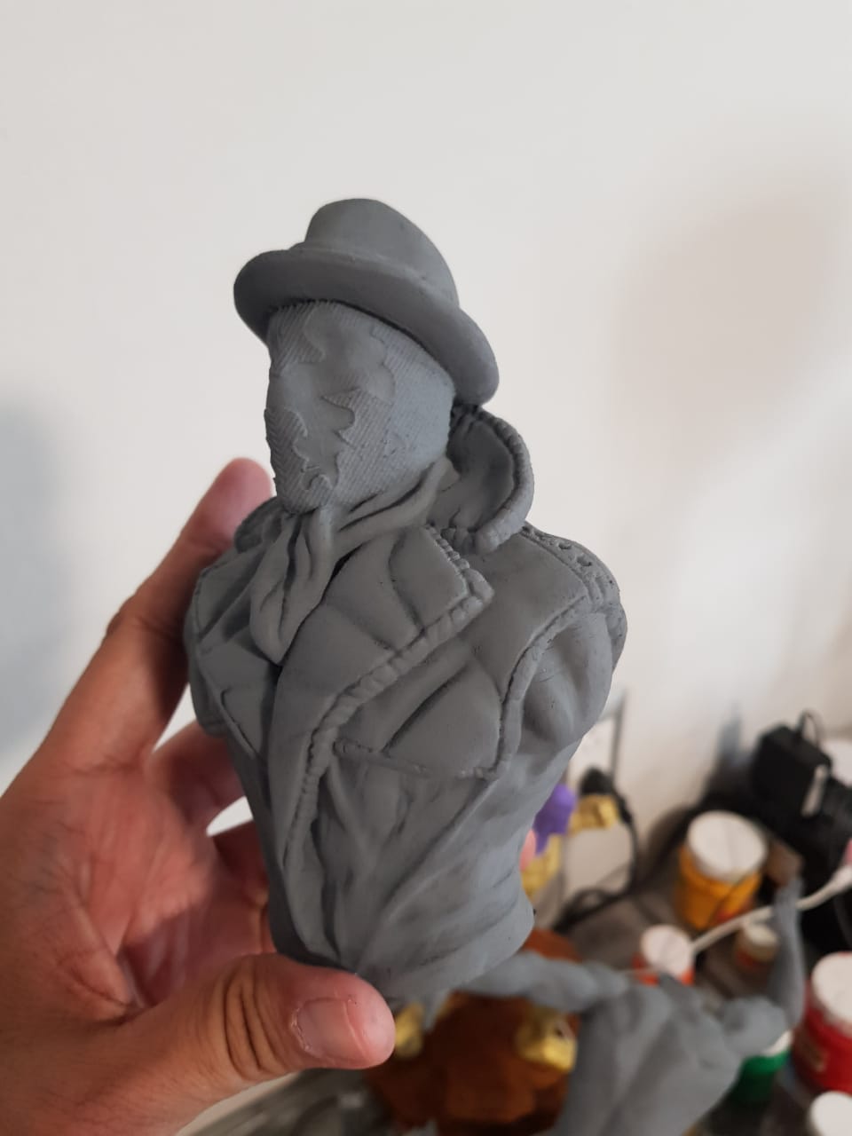 3D Printable Rorschach from "Watchmen" (support free) by Rober Rollin