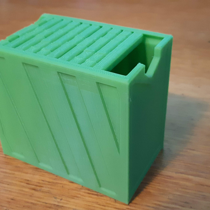 3D Print of Slideback Box - print-in-place, support-free roll-top box ...