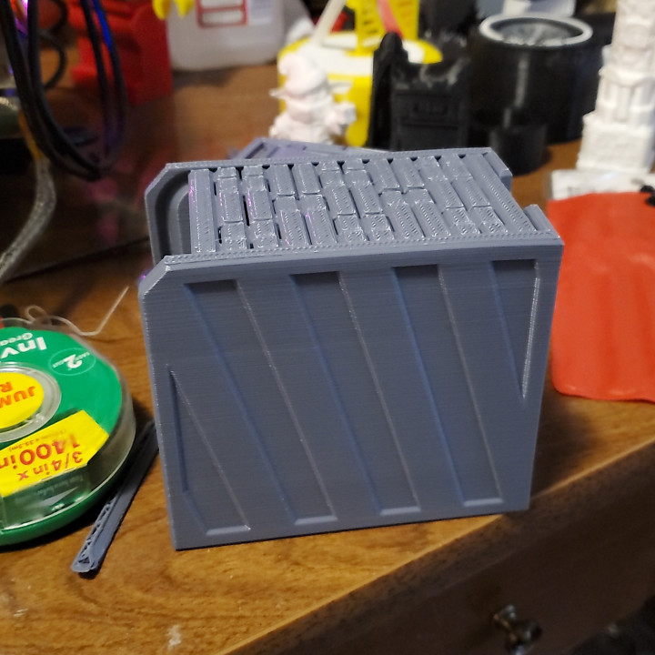 3D Print of Slideback Box - print-in-place, support-free roll-top box ...