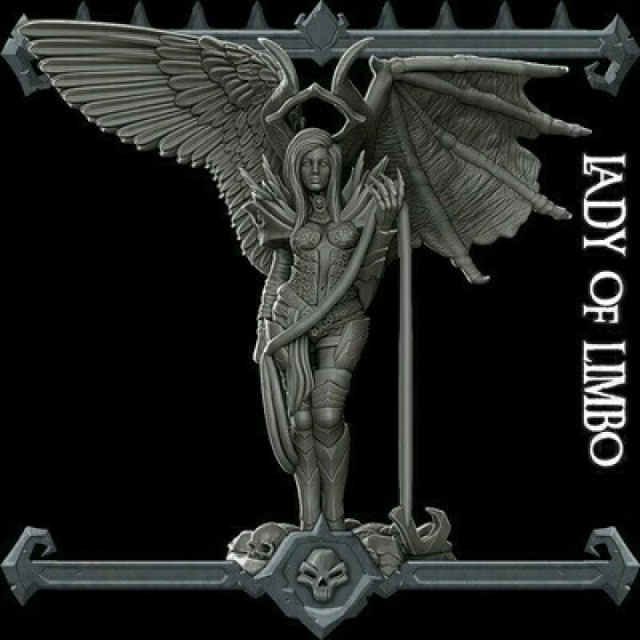 3D Printable Lady of Limbo by RocketPigGames