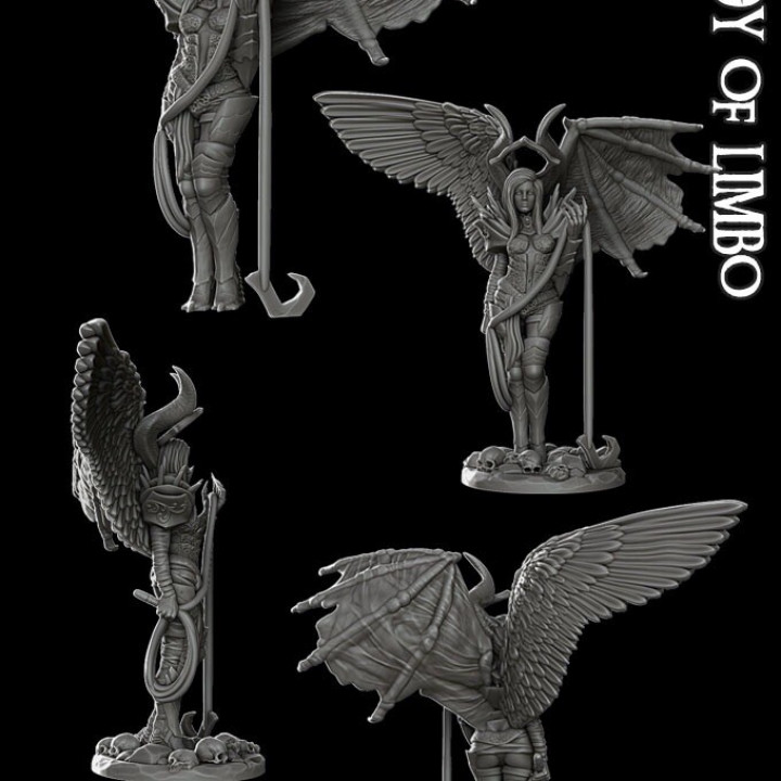 3D Printable Lady of Limbo by RocketPigGames