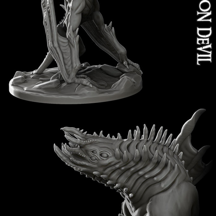3D Printable Moon Devil by RocketPigGames