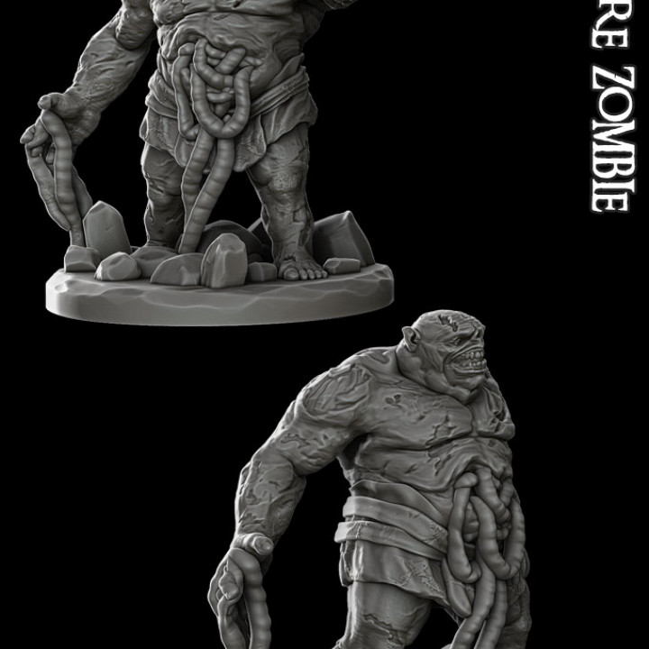 3D Printable Ogre Zombie by RocketPigGames