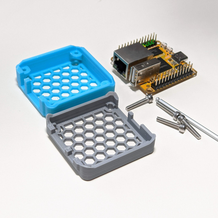 3D Printable Rockpi S Case by Clockspring