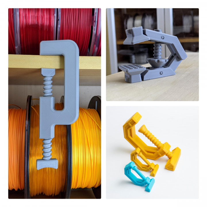 3D Printable 3 Clamp Bundle! by Clockspring