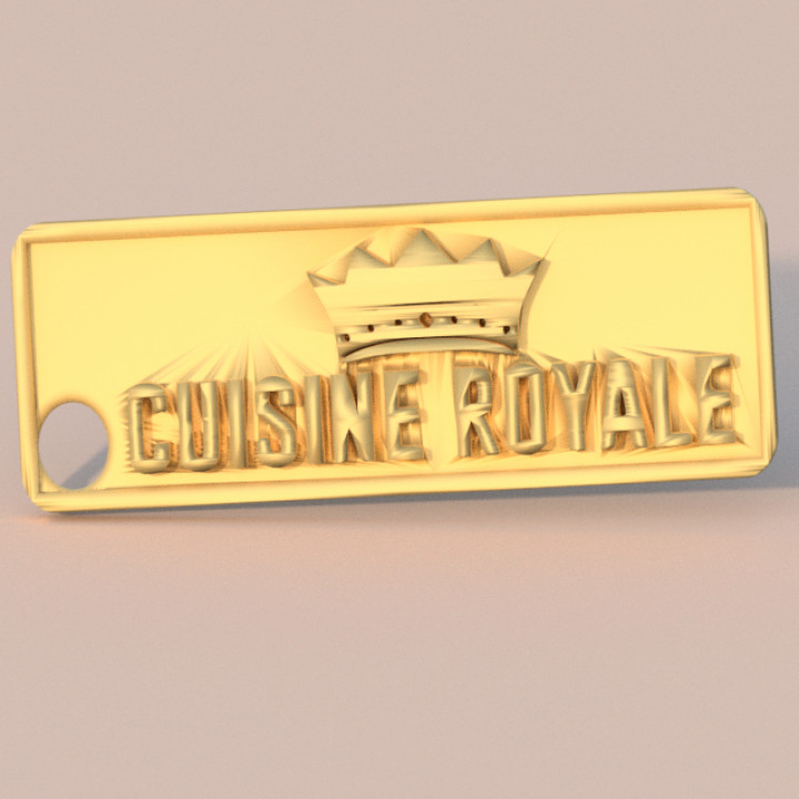 3D Printable Cuisine Royale keychain by Idea Lab