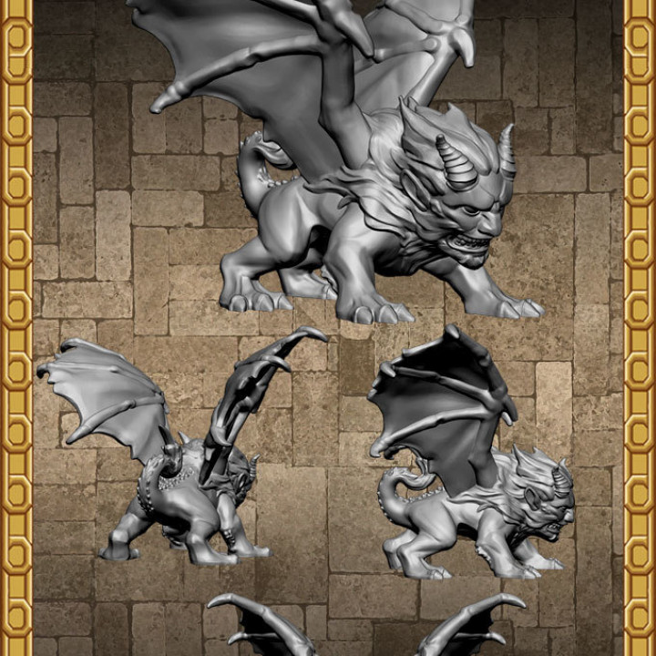 3D Printable Manticore by RocketPigGames