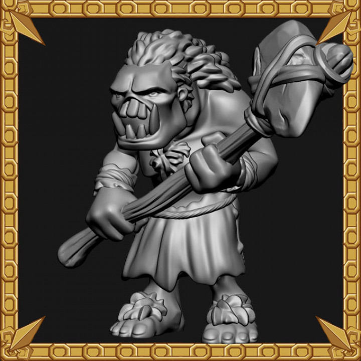 3D Printable Trog by RocketPigGames