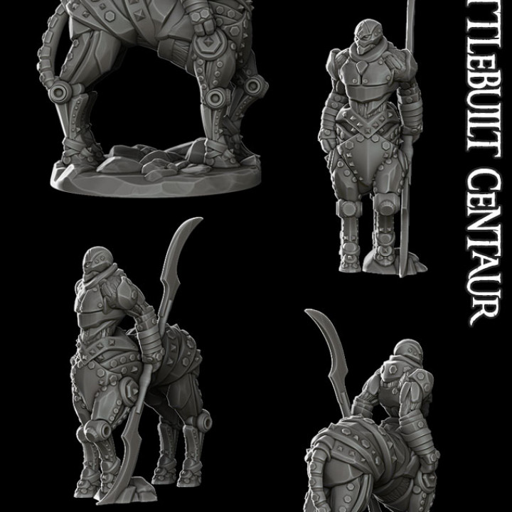 3D Printable Battle Built Centaur by RocketPigGames