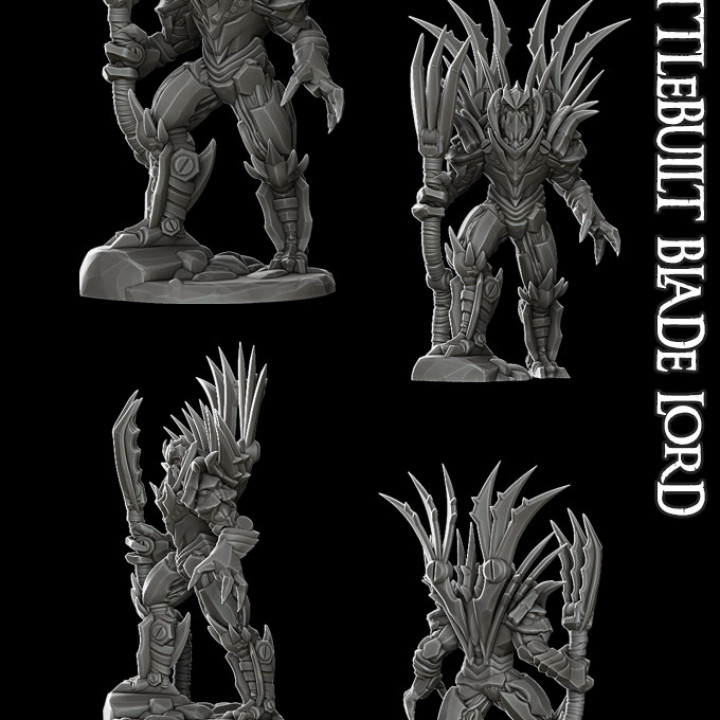 3D Printable Battle Built Blade Lord by RocketPigGames