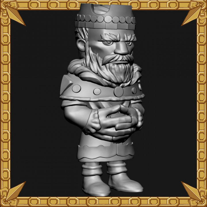 3D Printable The King by RocketPigGames