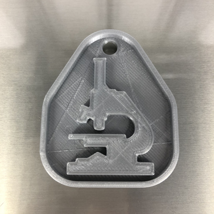 3D Printable Microscope keychain by Idea Lab