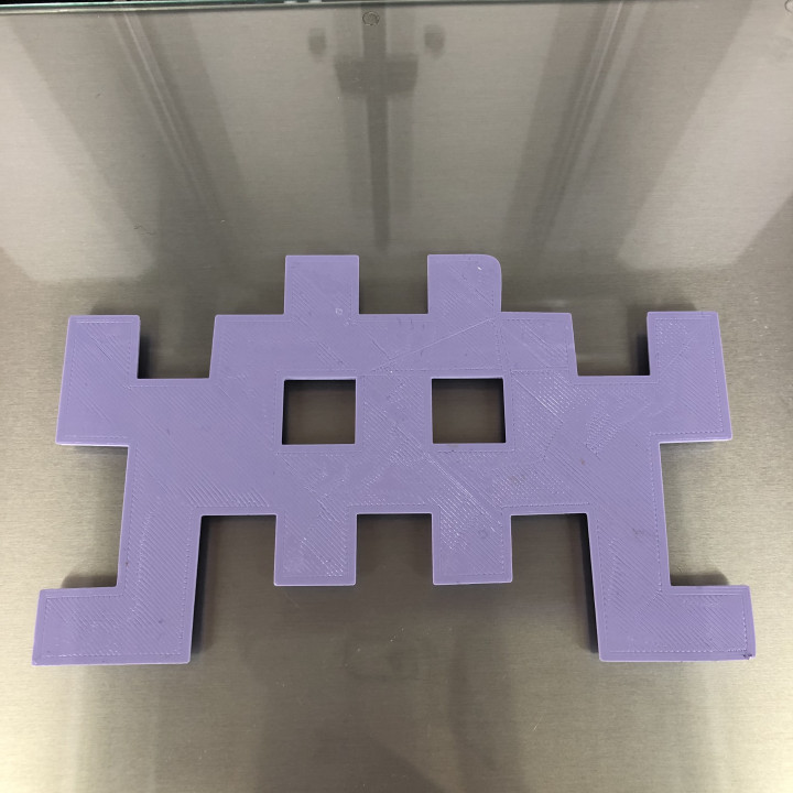 3D Printable Space invader creeper by raimonvibe