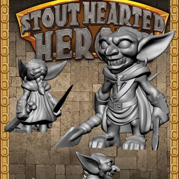 3D Printable Goblin Looter by RocketPigGames