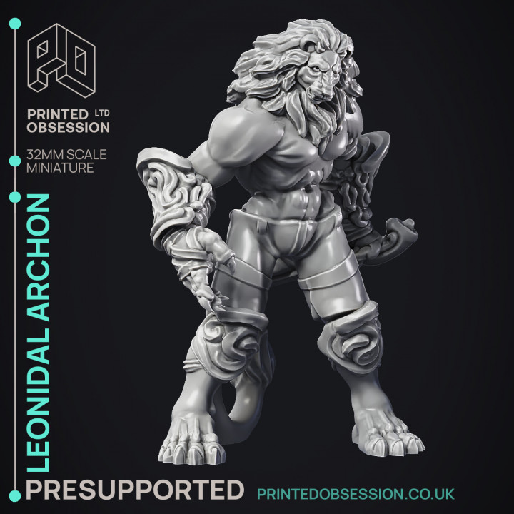 3D Printable Leonidal - Agathion - PRESUPPORTED - Heaven Hath no fury ...