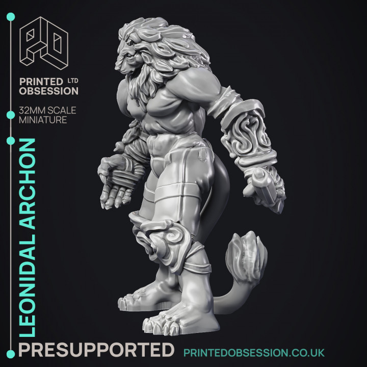 3D Printable Leonidal - Agathion - PRESUPPORTED - Heaven Hath no fury ...