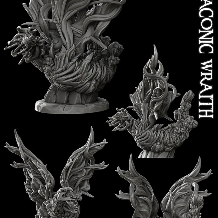 3D Printable Draconic Wraith by RocketPigGames