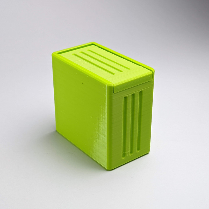 3D Printable Hidden Lid Box by Clockspring