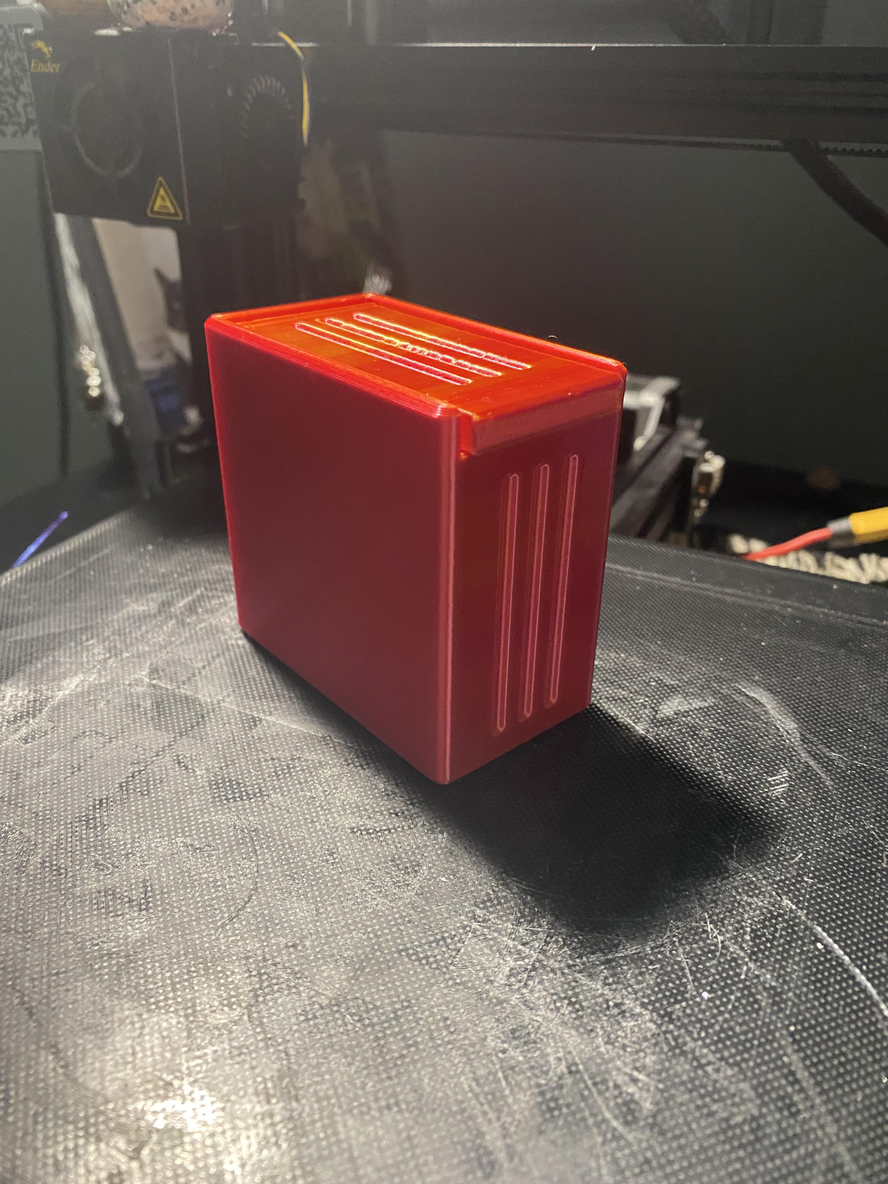 3D Printable Hidden Lid Box by Clockspring