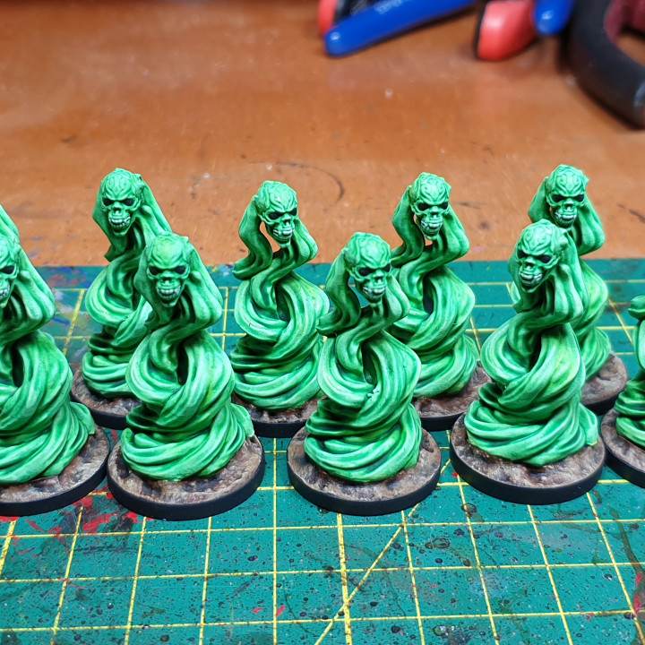 3D Print of Demi Lich - Tiny Undead - PRESUPPORTED - 32 mm scale by ...