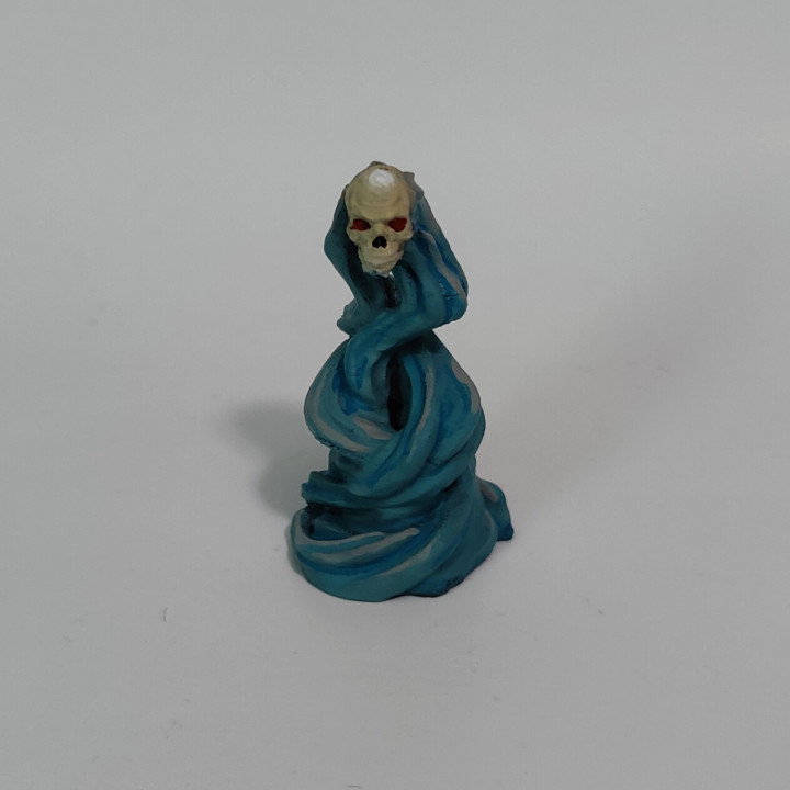 3D Print of Demi Lich - Tiny Undead - PRESUPPORTED - 32 mm scale by yithian