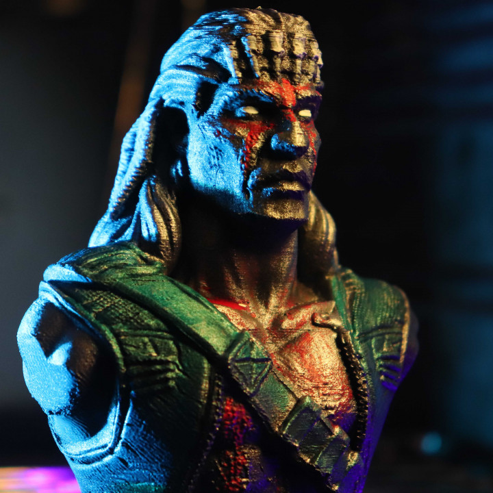3D Printable Nightwolf from Mortal Kombat by Rober Rollin
