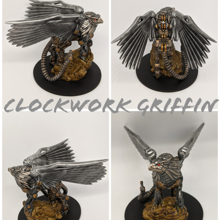 3D Print of Clockwork Griffon by michaelabraham