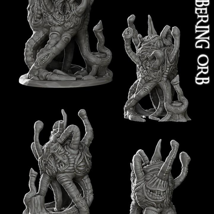 3D Printable Gibbering Orb by RocketPigGames