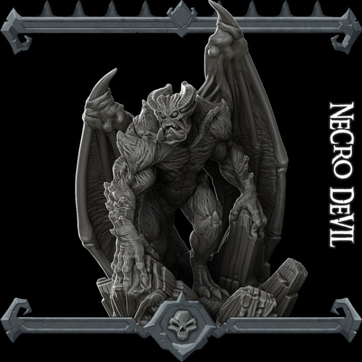 3D Printable Necro Devil by RocketPigGames