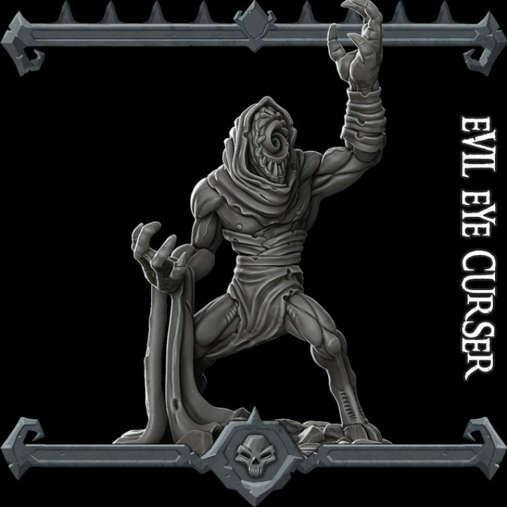 3D Printable Evil Eye Curser by RocketPigGames