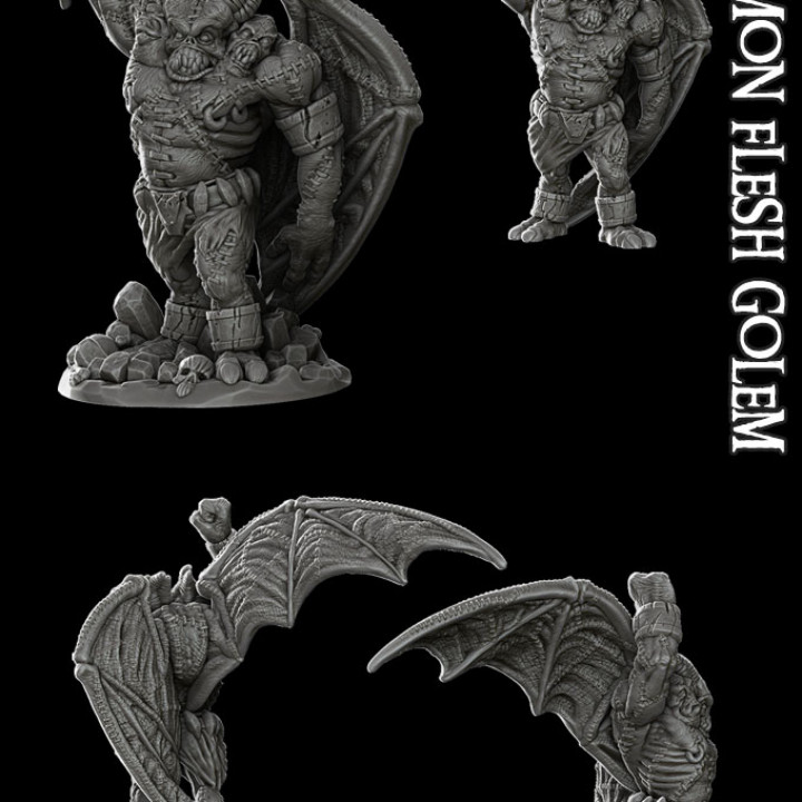 3D Printable Demon Flesh Golem by RocketPigGames