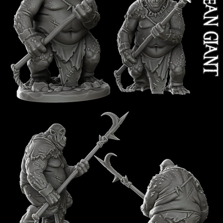 3D Printable Ocean Giant by RocketPigGames