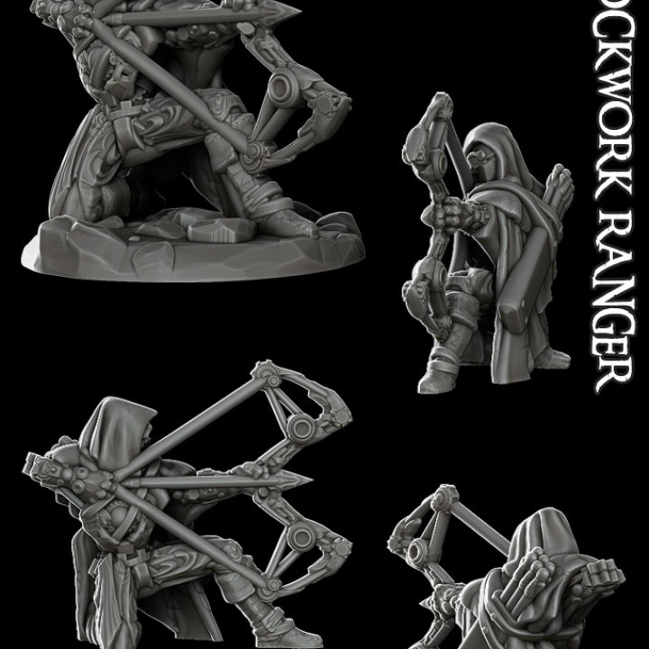 3D Printable Clockwork Ranger by RocketPigGames
