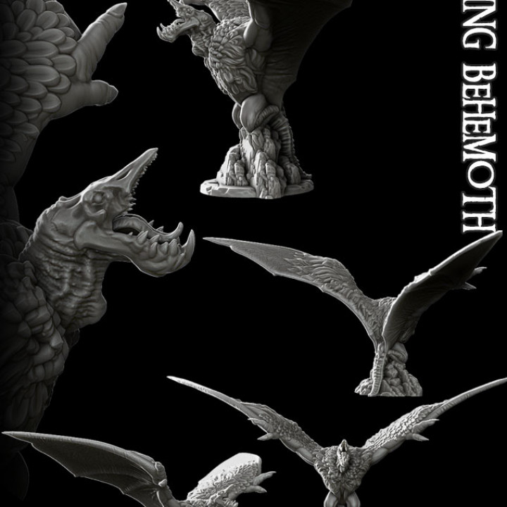 3D Printable Flying Behemoth by RocketPigGames