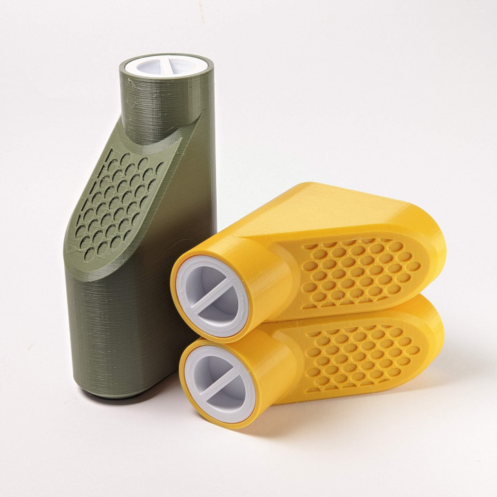 3D Printable Oblique Flask by Clockspring