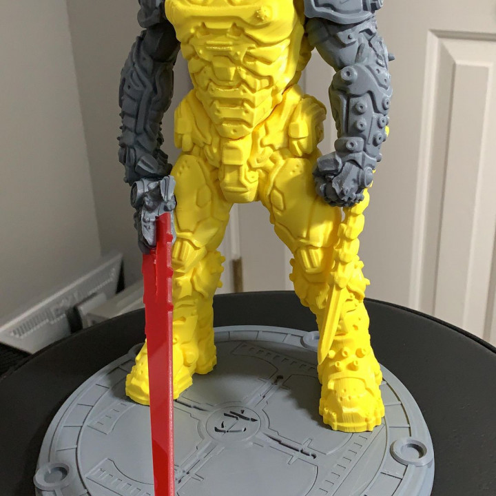 3D Print of Doom Guy - Doom Eternal - 30cm Model by StormKat