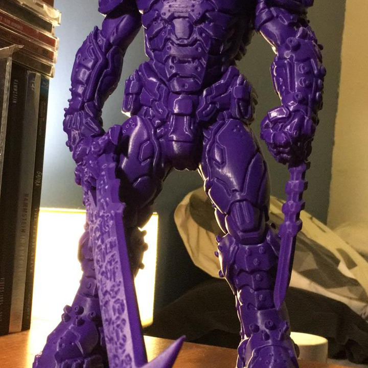 3D Print of Doom Guy - Doom Eternal - 30cm Model by thejanomix