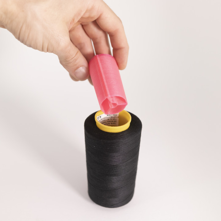 3D Printable Serger Spool Adaptor for Home Sewing Machines by Devin ...