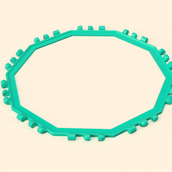 3D Printable Polypanels // Decagon by Devin Enrique Büchele de Montes