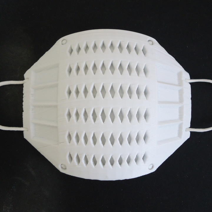 3D Printable COVID-19 countermeasure filter exchange type 3D printable ...