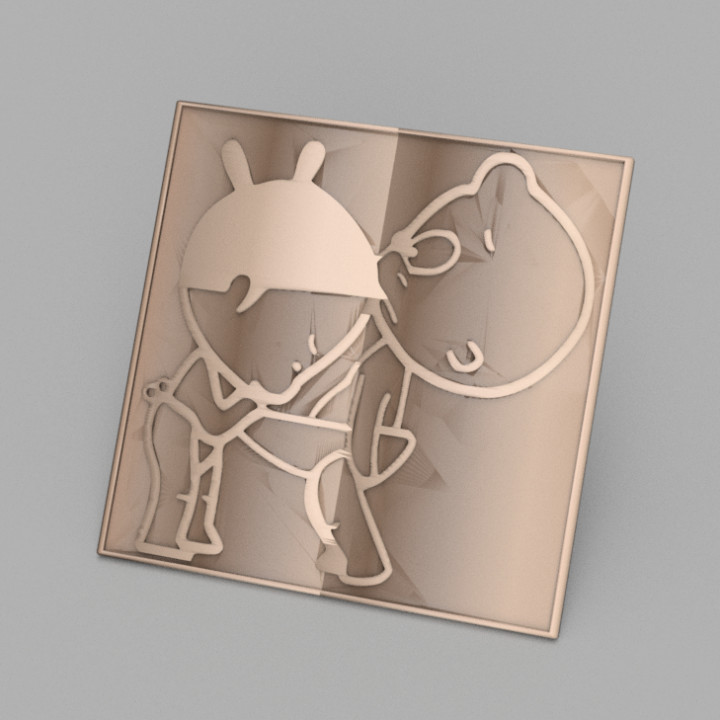 3D Printable Bathroom sign by Idea Lab