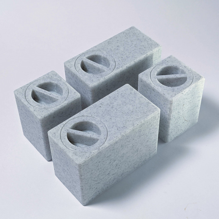 3D Printable Square Flasks by Clockspring