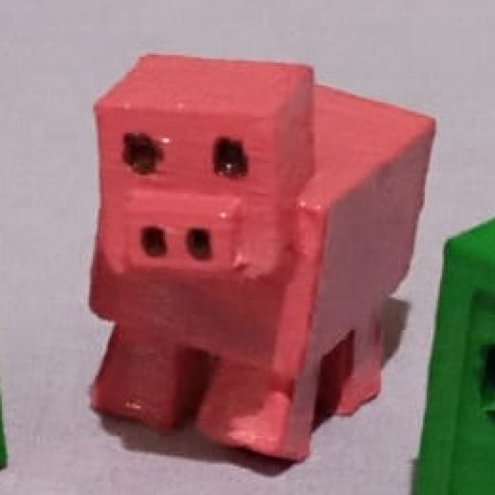 3D Printable Piggy from minecraft by mokhamad nugroho kusuma putra